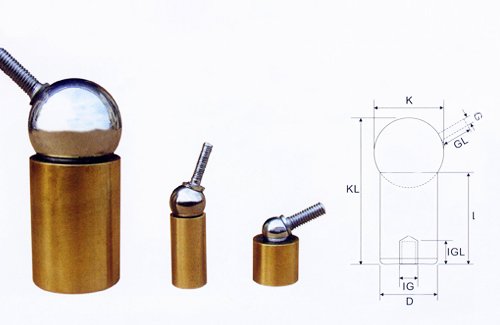 versal Joint, Magnetic Ball Joints Assembly,Brass Cylinder Nickel Ball ...